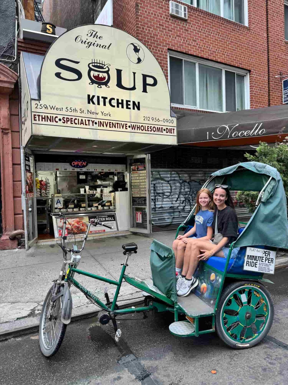 Where is Location of the Soup Man from the TV Show Seinfeld?